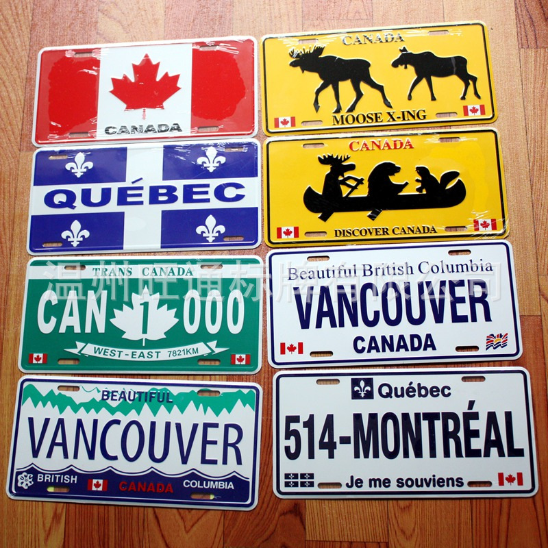 Foreign trade road construction safety warning signs, road signs, hand ...