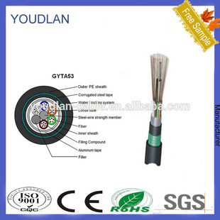 4芯重铠单模光纤 GYTA53-4B1层铰式重铠光缆 室外通信光纤光缆-阿里巴巴