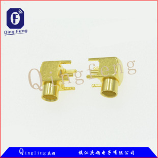 FR射频同轴连接器MCX-KWE弯头90度通讯高频弯式PCB焊板四脚母座-阿里巴巴