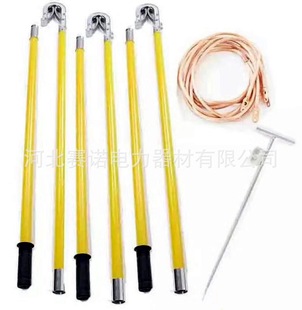 双舌JDX-WS-110KV高压接地线2米双舌挂钩接地棒配25mm2-15米线-阿里巴巴