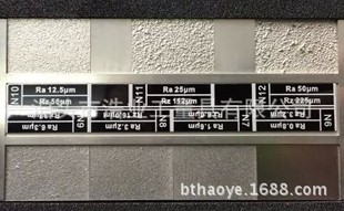 铸造表面粗糙度比较样块Ra0.8,1.6,3.2,6.3,12.5,25,50um光洁度板-阿里巴巴