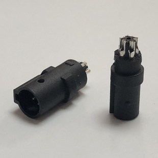 适用于宝马头5p母座汽车连接器 宝马5pin公头 宝马端子5p公母头-阿里巴巴