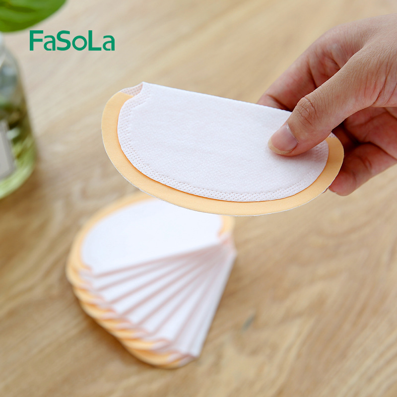 Fasola Disposable Underarm Sweat Stickers Summer Ultra-thin Breathable ...