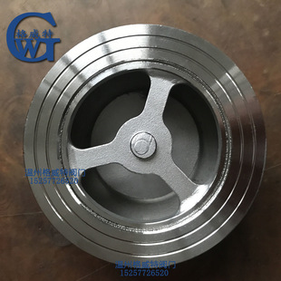 不锈钢对夹止回阀 304弹簧式 H71W-25P H71型对夹止回阀PN25逆流-阿里巴巴