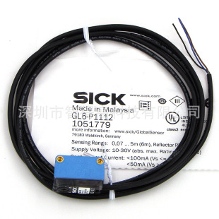 现货德国原装传感器GL6-P1112感应5米PNP漫反射式光电传感器-阿里巴巴