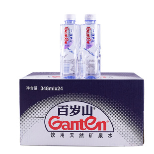 Ganten景田百岁山饮用天然矿泉水348ML*24瓶整箱装-阿里巴巴