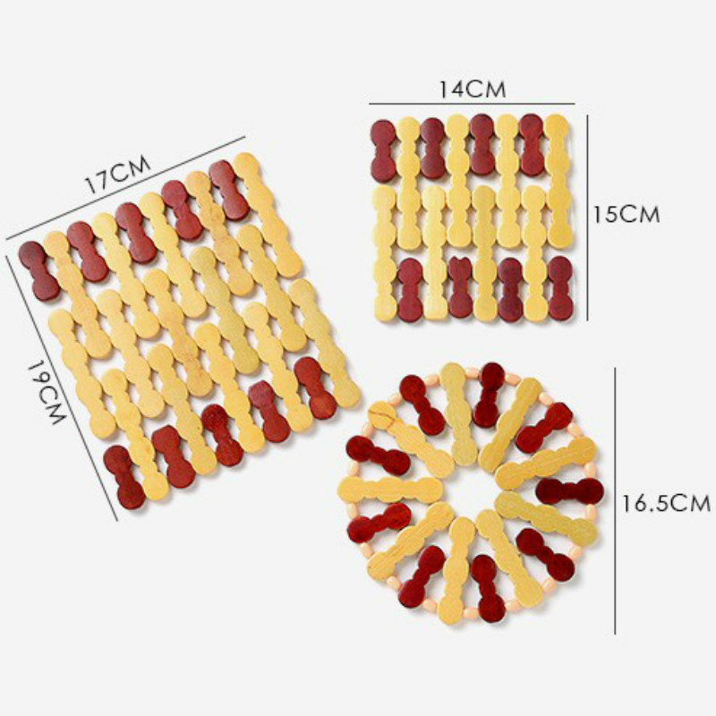 14*15cm方竹垫子16cm圆形竹制镂空杯垫餐垫 热卖竹编隔热垫碗垫-阿里巴巴