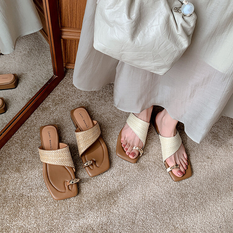 CHIKO Kaly Open Toe Block Heels Slides Sandals