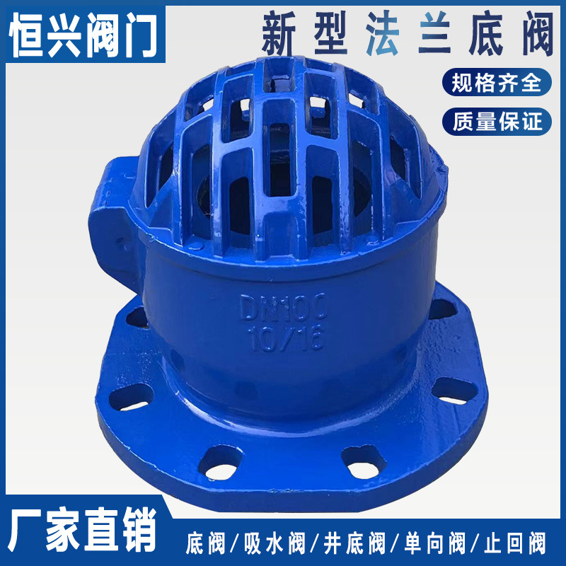 H42X-10/16新型底阀 水泵吸水铸铁法兰底阀DN50 80 100 150 200-阿里巴巴
