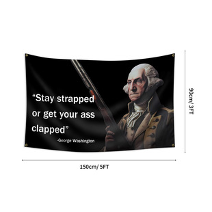 Stay Strapped or Get Clapped Funny Banner Flag 90*150cm 3x5-阿里巴巴