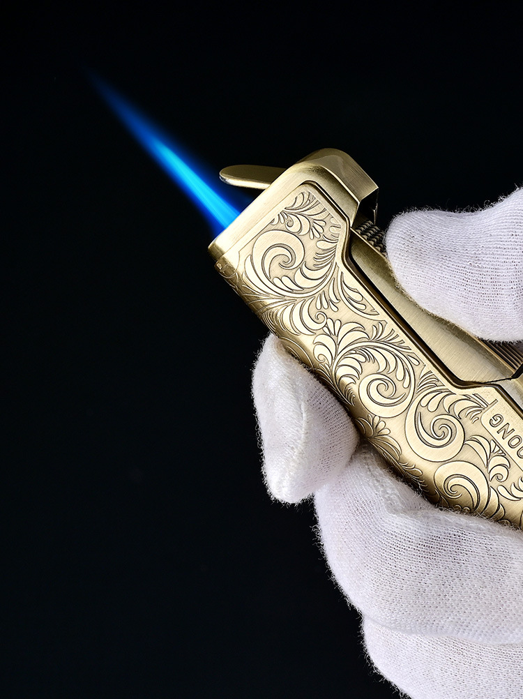 茄龍雪茄烟灰缸直冲火力打火机锋利刀刃雪茄剪烟具三件套CL-TZ224-阿里巴巴