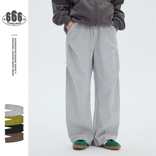 Shibuya Element美式简约运动卫裤男裤宽松直筒休闲长裤男女P4243-阿里巴巴