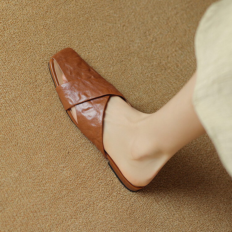 CHIKO Kenia Square Toe Block Heels Clogs/Mules Shoes