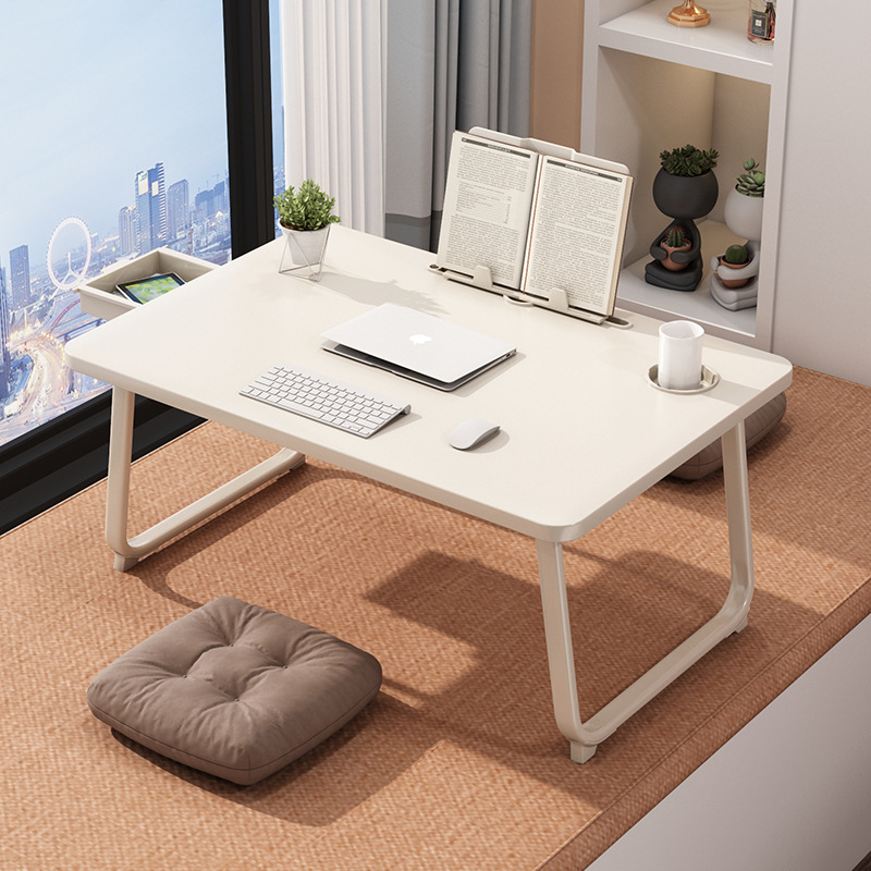 Dormitory Learning Folding Computer Desk Bay Window Small Desk Portable ...