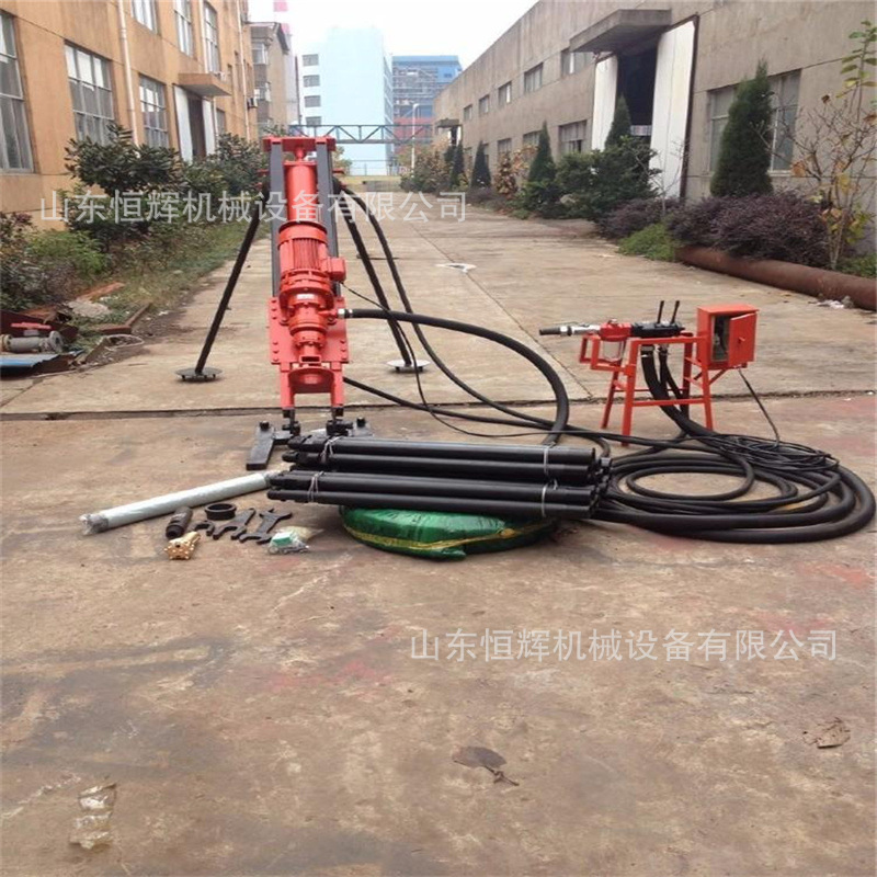 KQD便携式潜孔钻机 矿山炮眼凿岩钻机 支架式气动岩石钻孔潜孔钻-阿里巴巴