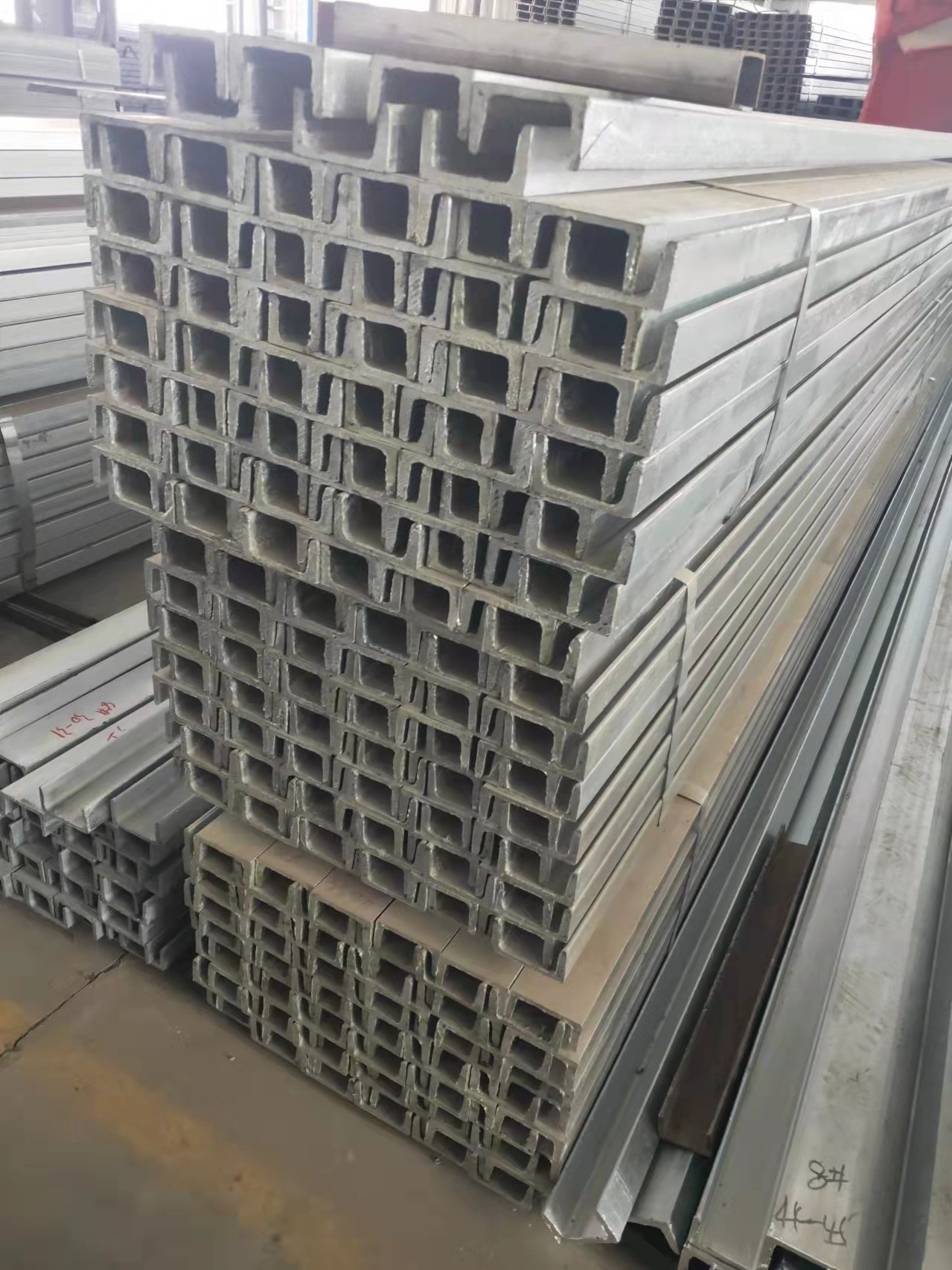 合肥现货供应热镀锌槽钢5#-10工程幕墙用镀锌槽钢Q235B U型槽钢-阿里巴巴
