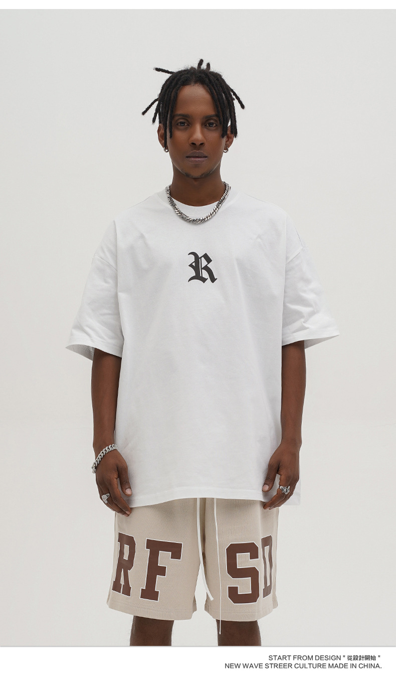 RFSD男装|天使印花短袖T恤2023夏季新品潮牌宽松街头纯棉短袖男女-阿里巴巴