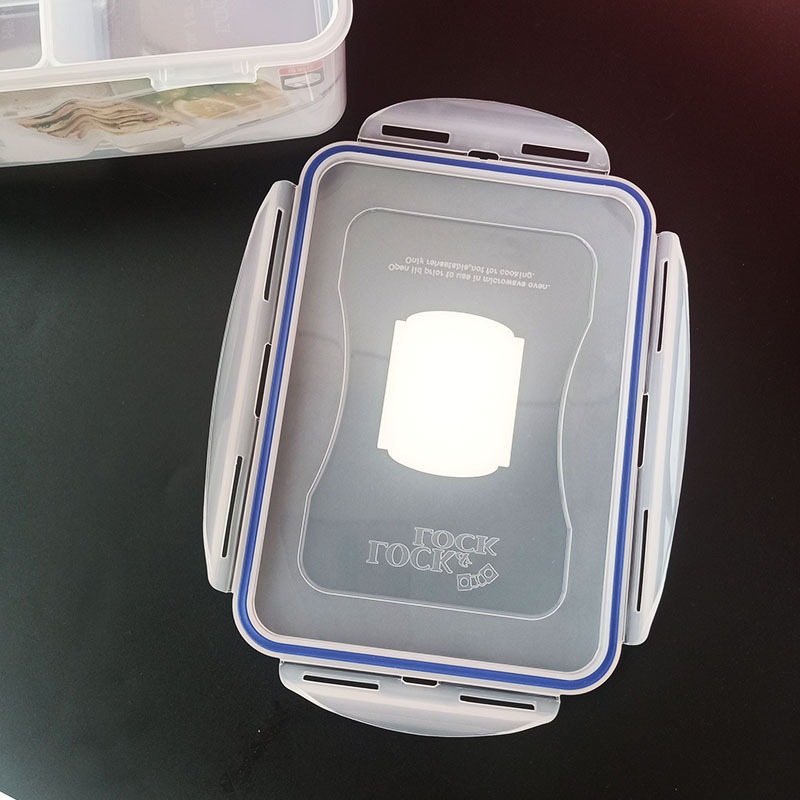 乐扣保鲜盒微波炉加热饭盒冰箱密封防潮收纳盒3分格 2.6L HPL826C-阿里巴巴