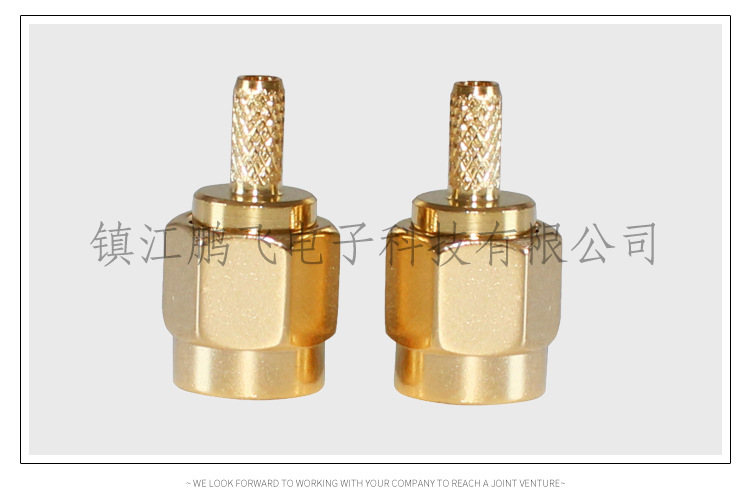 SMA-C-J1.5射频同轴连接器SMA直式公头内螺内针接RG316/RG174线缆-阿里巴巴