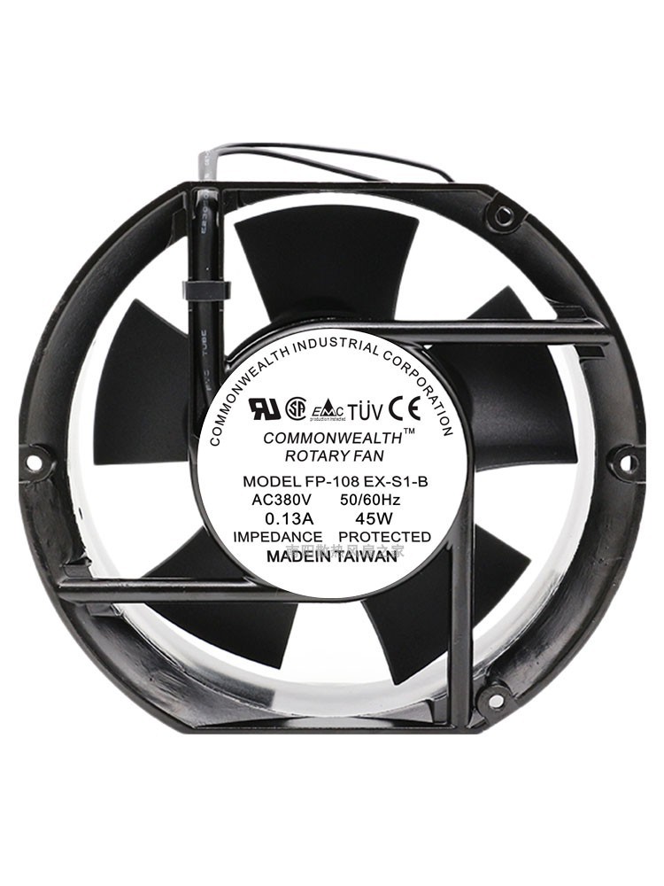 台湾三协 FP-108EX-S1-S/B 220V 0.22A 38W 机柜轴流风机散热风扇-阿里巴巴