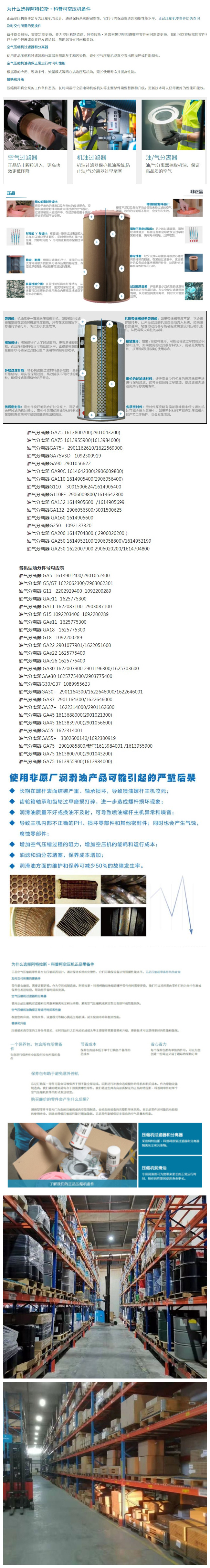 阿特拉斯油气分离器保养包2901990098 原厂GA90VSD+ GA110VSD+配-阿里巴巴