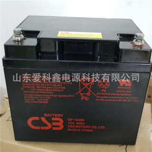 CSB蓄电池GP12400 12V40AH UPS电源直流屏机柜应急 铅酸免维护-阿里巴巴