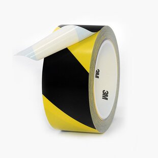 3M5702 黑黄警示PVC地板胶带 无尘 车间用 划线标识 大量现货-阿里巴巴