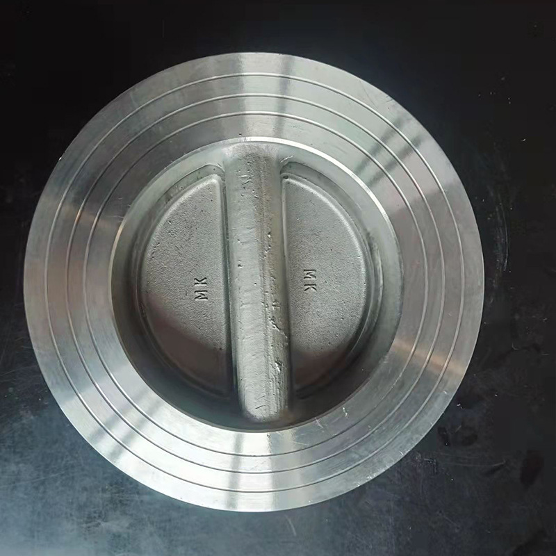 H76W-16P 不锈钢304对夹式止回阀 蝶型双瓣式逆止阀工厂批发DN40-阿里巴巴