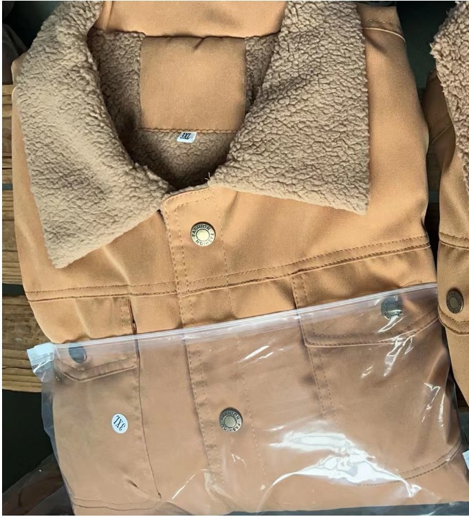 Wholesale Men's Solid Color Casual Multiple Pockets Turndown Long ...