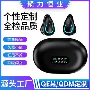 抖音.跨境爆款YYK-Q71夹耳式骨传导蓝牙耳机不入耳运动跑步专用-阿里巴巴