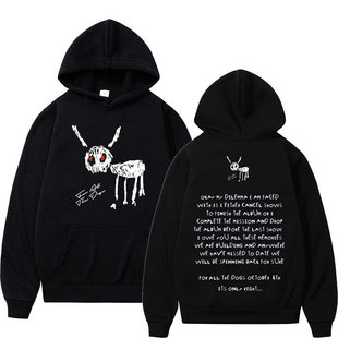2024新款Rapper Drake for All The Dogs Letter Hoodie Men's Hi-阿里巴巴