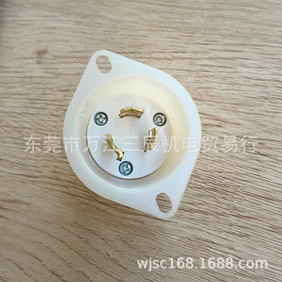 台湾隆光 NEMA美规嵌入型LK-6312FI UL 15A250V3P防松插座L6-15P-阿里巴巴