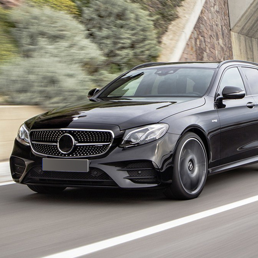 适用奔驰E级 E200L E300L E43 AMG款前包围保险杠风刀外饰贴改装-阿里巴巴