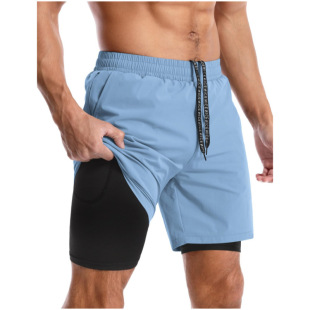 跨境男运动短裤速干透气户外休闲大码篮球训练跑步健身短裤-阿里巴巴