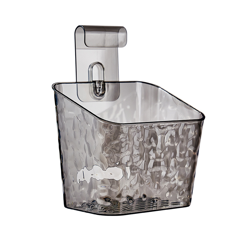 Corrugated suction cup hanging basket onion ginger garlic storage box ...