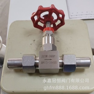 销售 J23W-160P DN10 304不锈钢高压焊接针型阀仪表针式截止阀-阿里巴巴