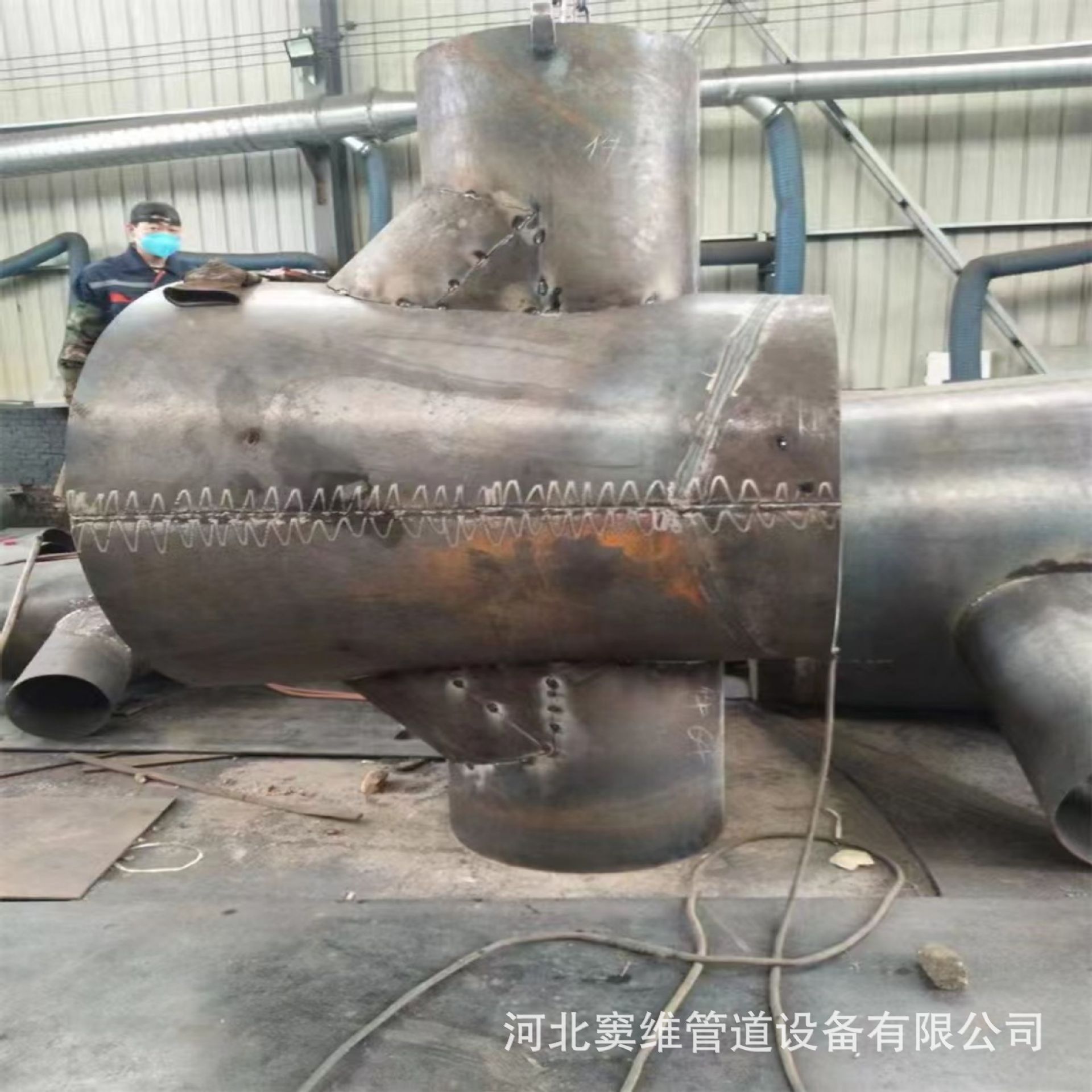 Butt welding reducing tee carbon steel leap-forward tee seamless cold ...