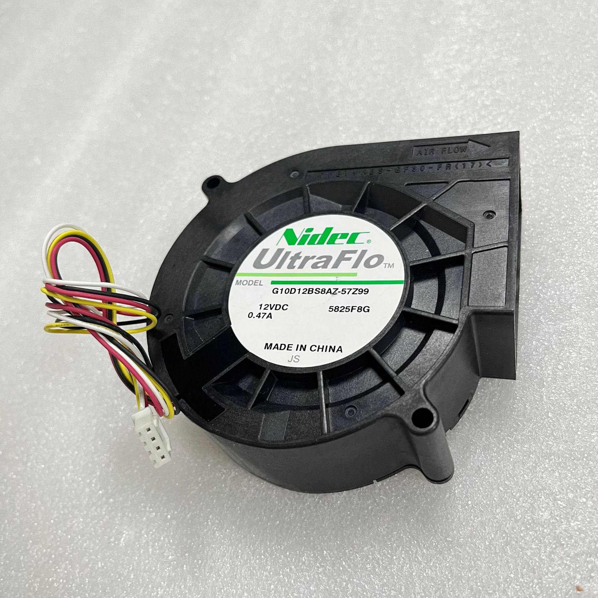 NIDEC 9733 涡轮散热风扇 G10D12BS8AZ-56Z9 12V 0.47A三四线-阿里巴巴