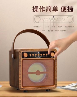 新品厂家直供KTS-1687 练歌机户外便携式蓝牙音箱带无线麦克风4寸-阿里巴巴