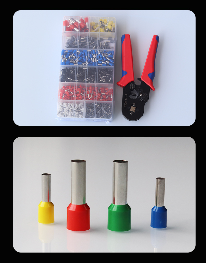 E0306针型接线端子 VE0308管形预绝缘端头 E0310空心针冷压线鼻子-阿里巴巴