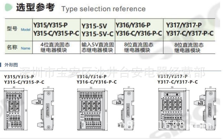 原装胜蓝SiRON光耦隔离型8位直流固态继电器模块24V Y315-阿里巴巴