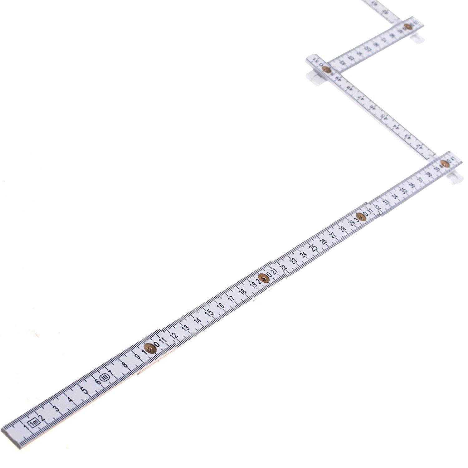 P 1m10折折叠尺白色塑料折尺 可印LOGO 促销宣传品 FOLDING RULER-阿里巴巴