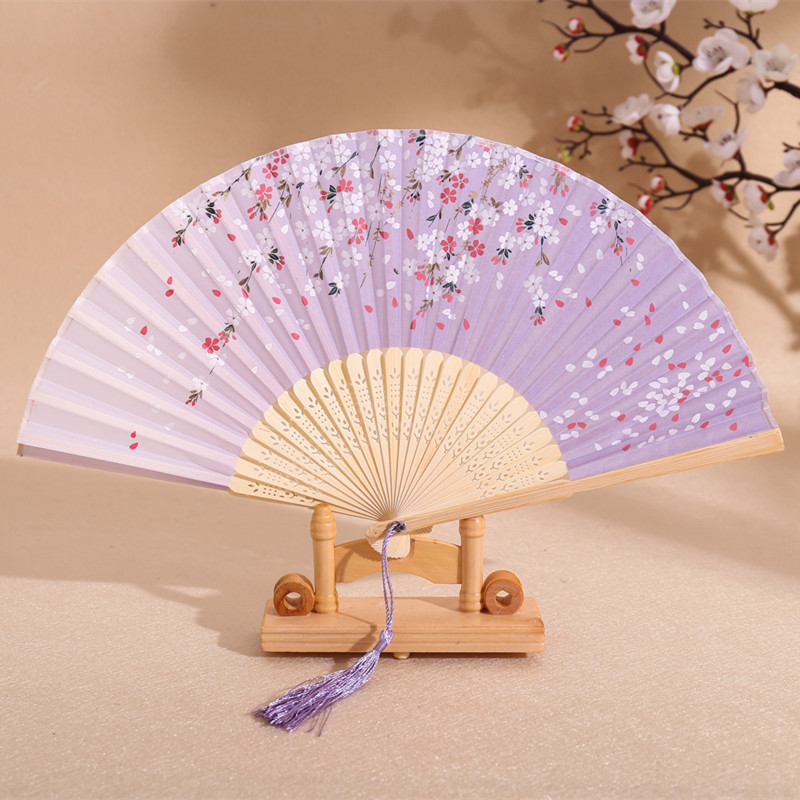 2pcs Ancient Hanfu fairy dress Folding Fans for women girls Chinese ...