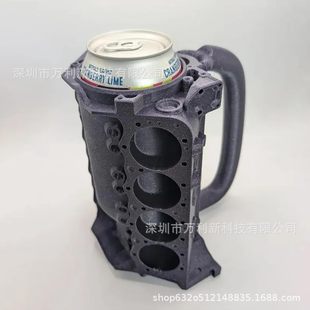 跨境新品Engine Block Can Mug超个性咖啡杯现代科技感机械发动机-阿里巴巴