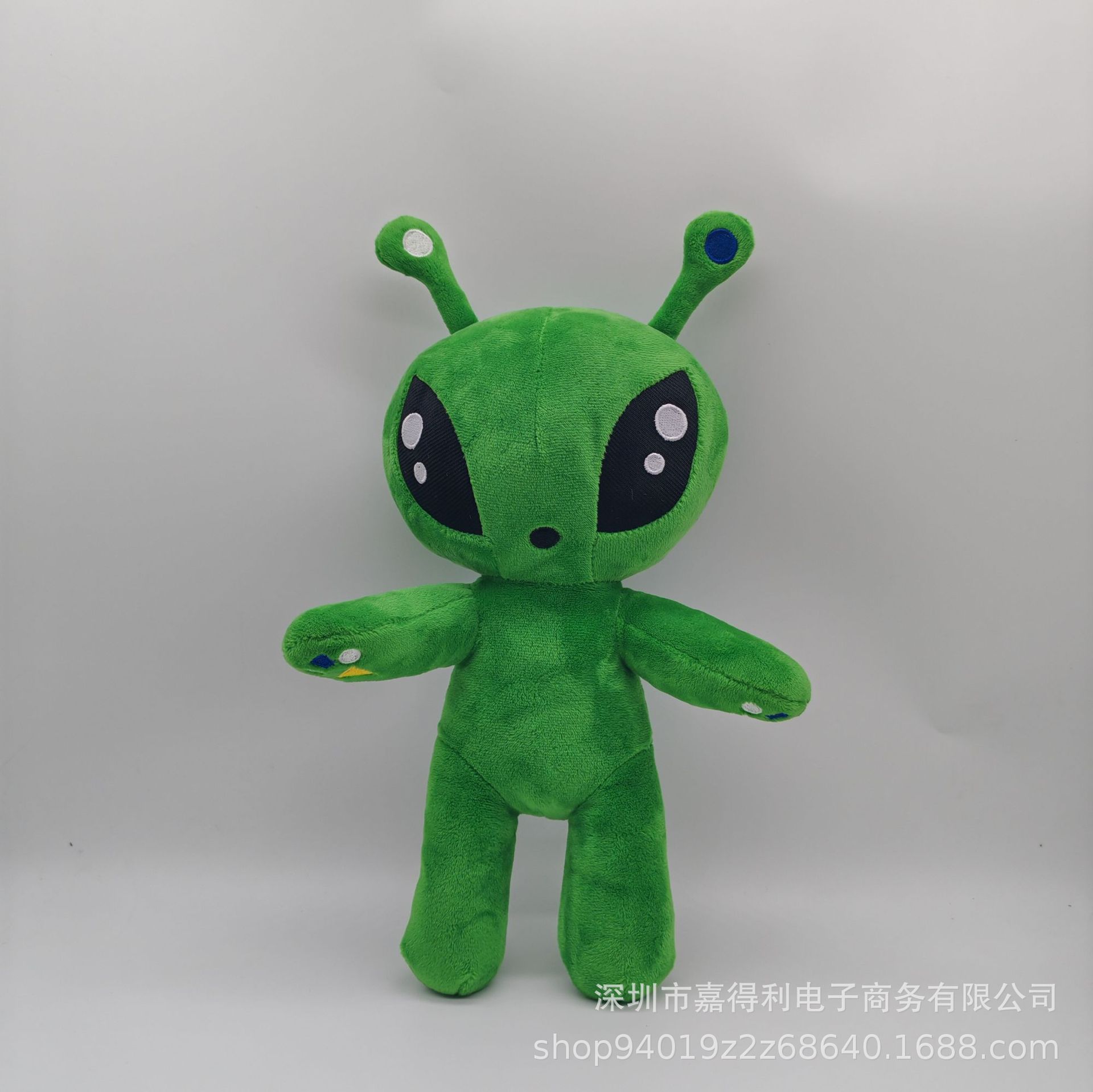 新款跨境AFTONSPARV green alien plush 外星人玩偶 毛绒玩具周边-阿里巴巴
