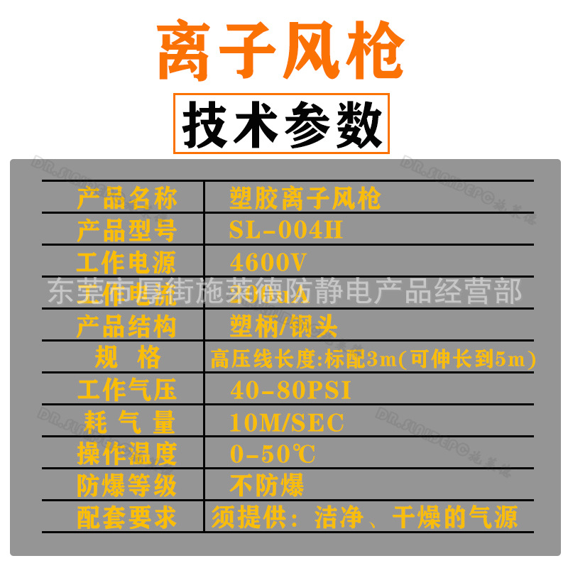 SL-004H离子风枪除静电除尘枪工业静电消除器施莱德吹尘气枪喷嘴-阿里巴巴