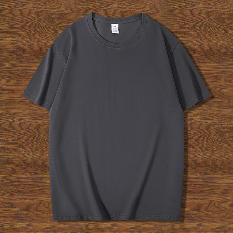 230g重磅短袖t恤男女士情侣纯色白色精梳棉空白衫潮牌ins批发货源-阿里巴巴