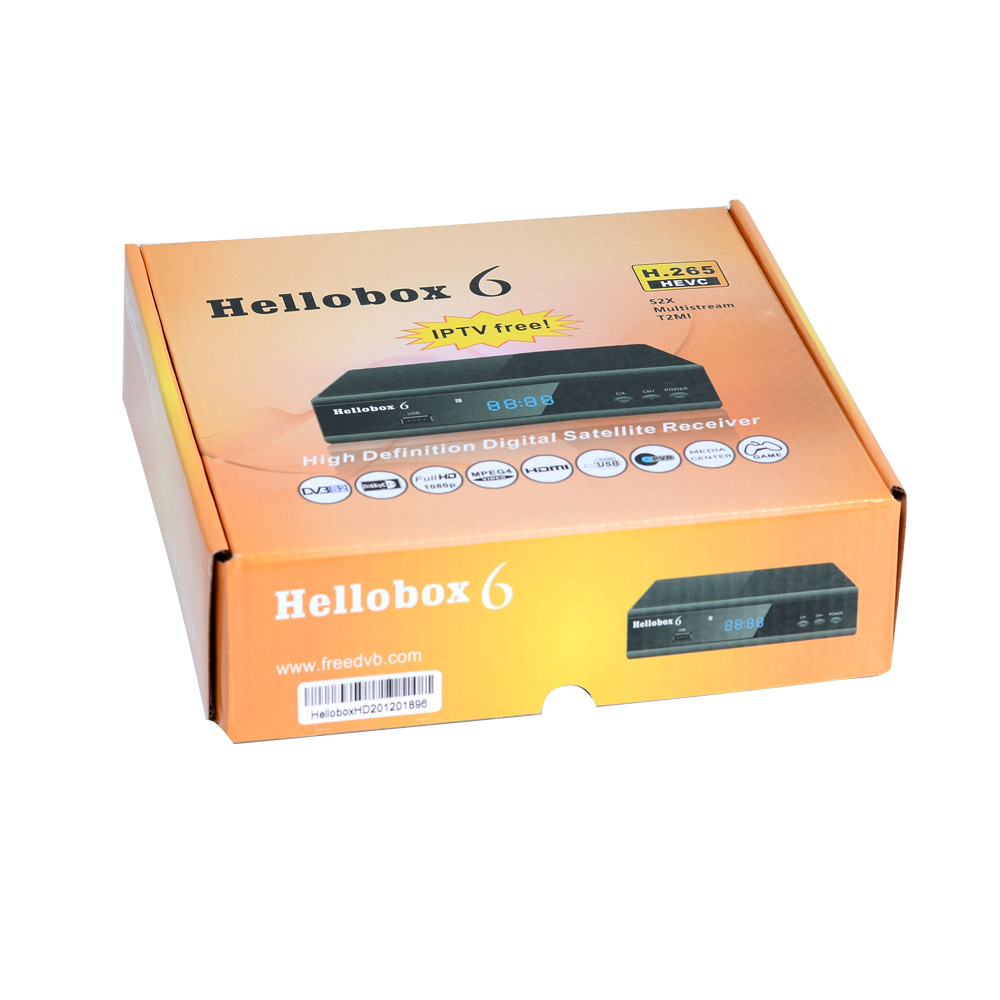 Hellobox 6 RJ45 H.265 S2X compatible V5 PLUS Hello box
