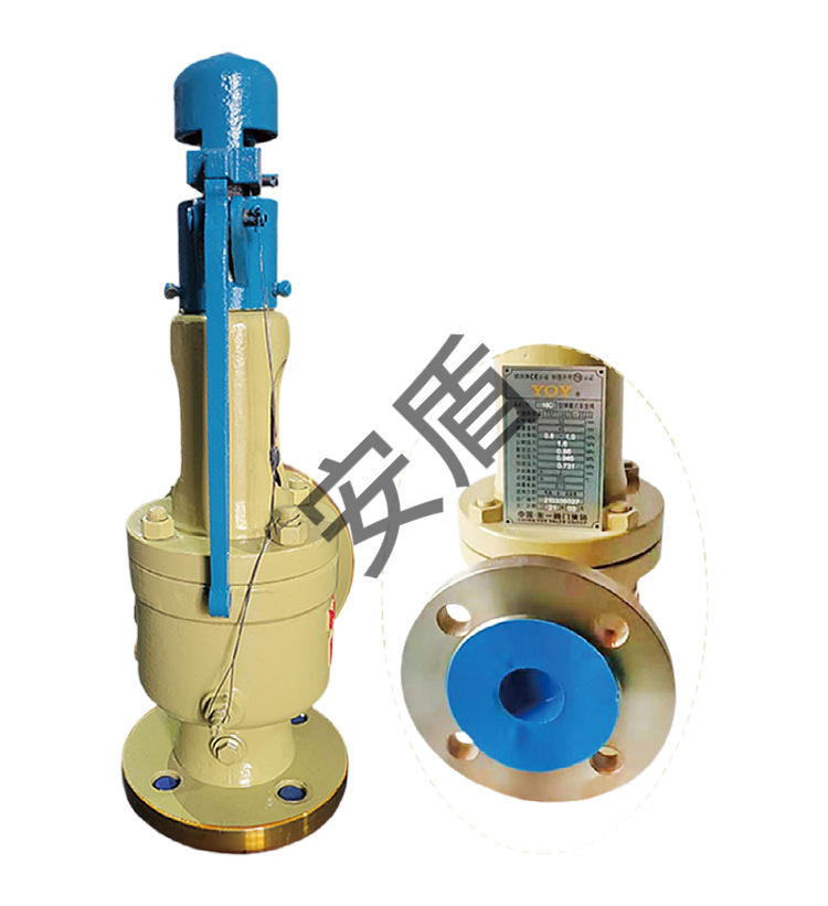 永一安全阀 A48Y/H-16C 弹簧式法兰空气蒸汽储气罐铸钢阀门-阿里巴巴