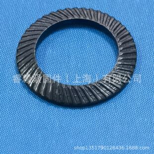 S系列双面斜印花垫圈 SCHNORR安全垫圈 双面齿防松 硬化染黑 原装-阿里巴巴